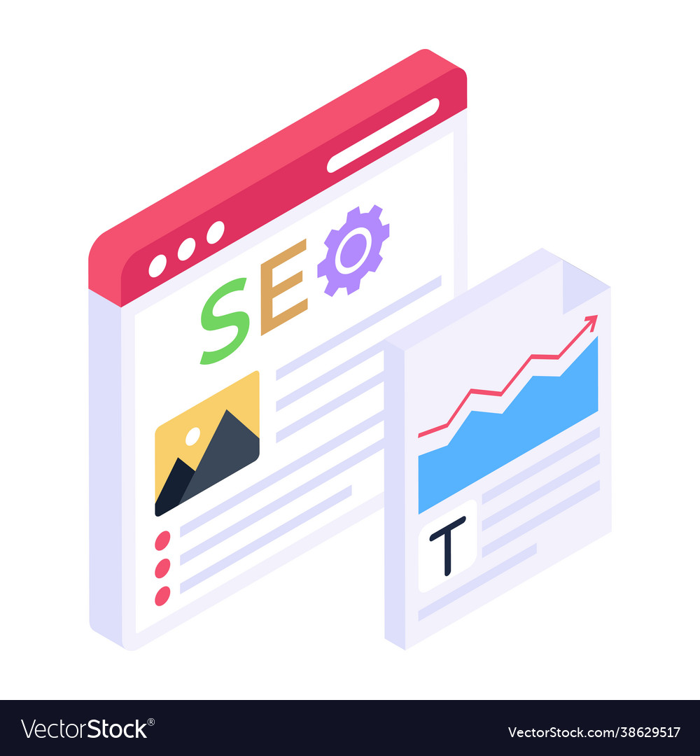 Search engine optimization Royalty Free Vector Image