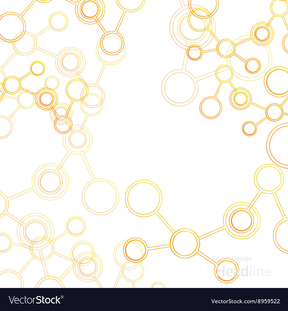 Abstract connection structure science Royalty Free Vector