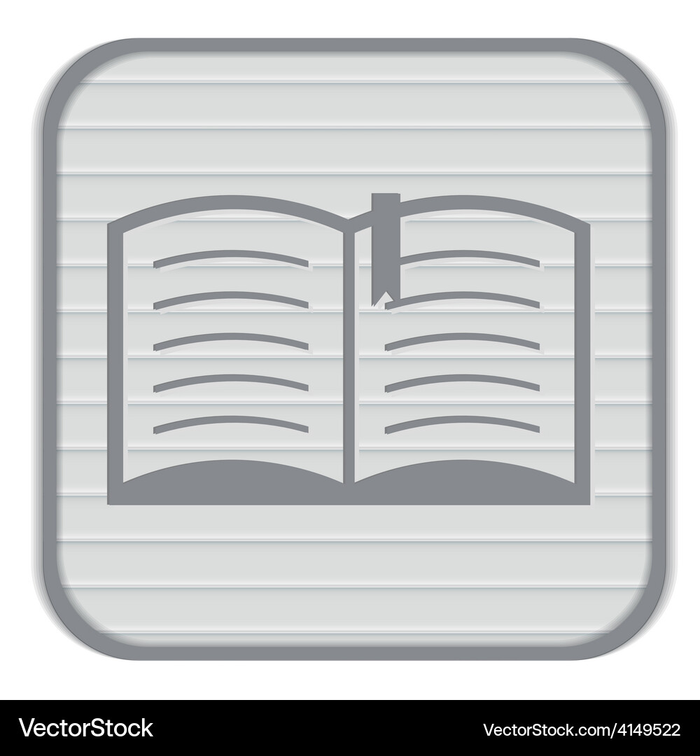 Open book education sign symbol icon Royalty Free Vector