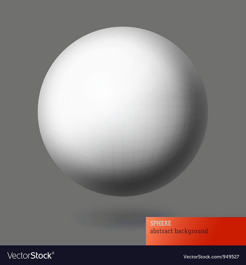 Abstract Wireframe Sphere Royalty Free Vector Image