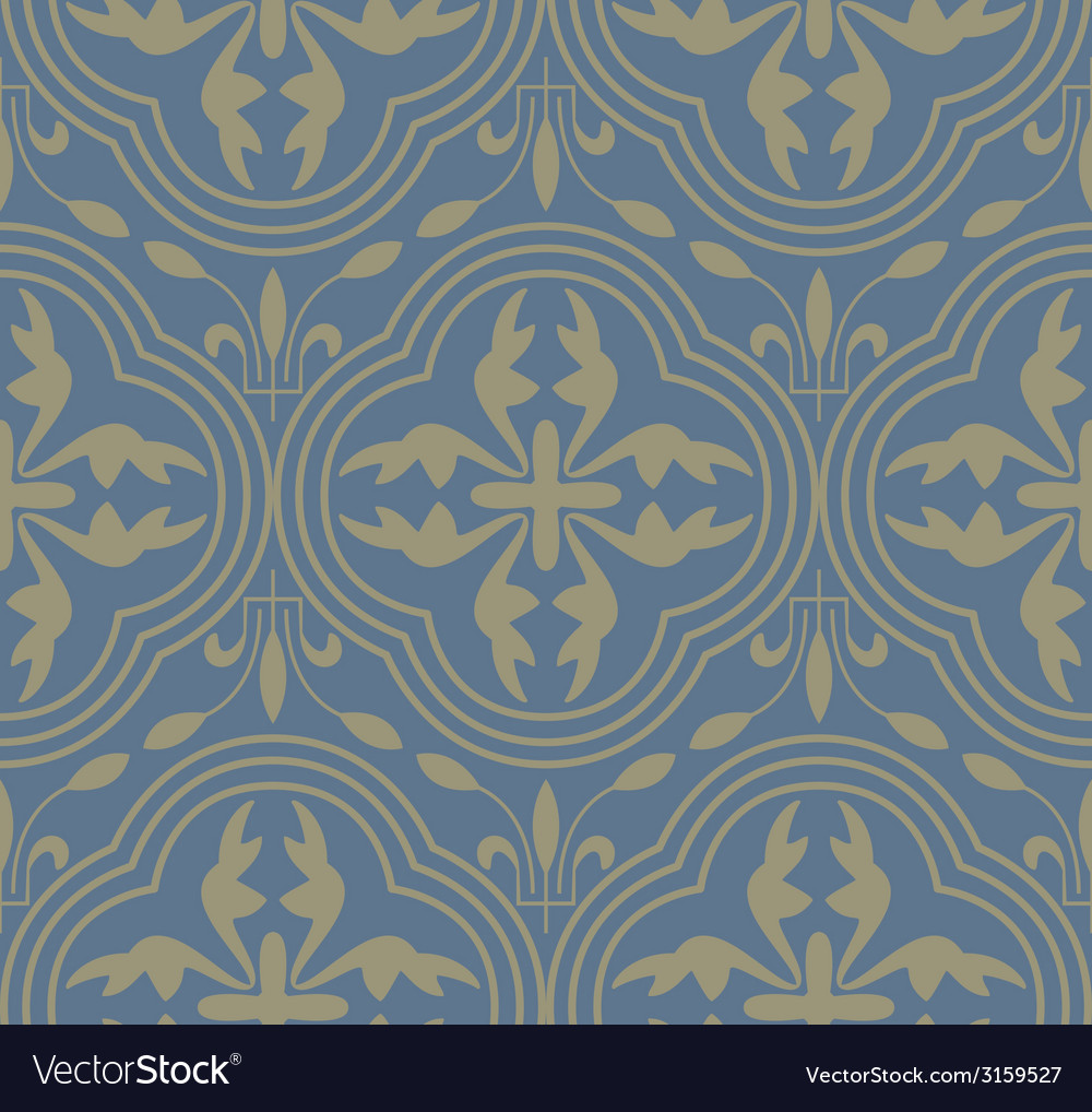 Medieval seamless pattern Royalty Free Vector Image
