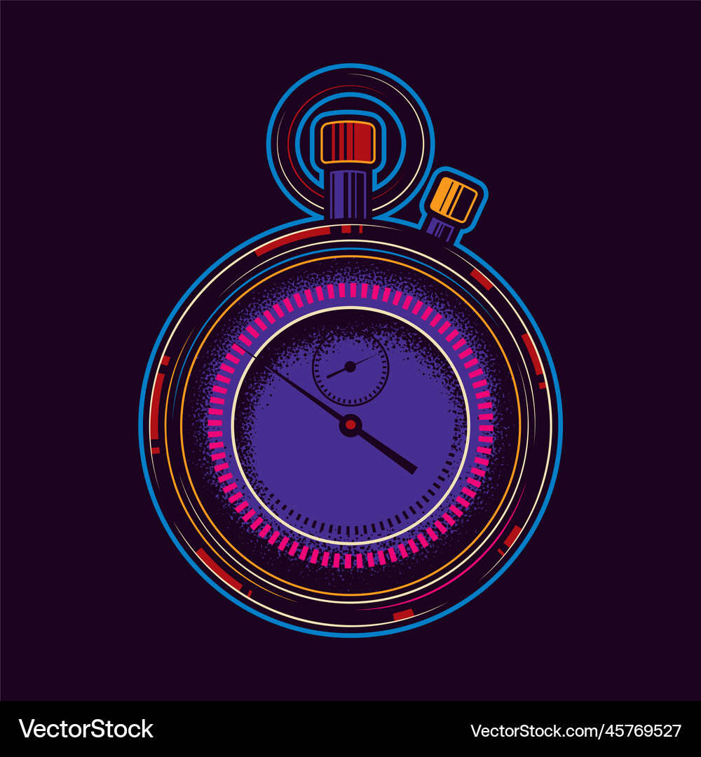 Sports stopwatch Royalty Free Vector Image - VectorStock