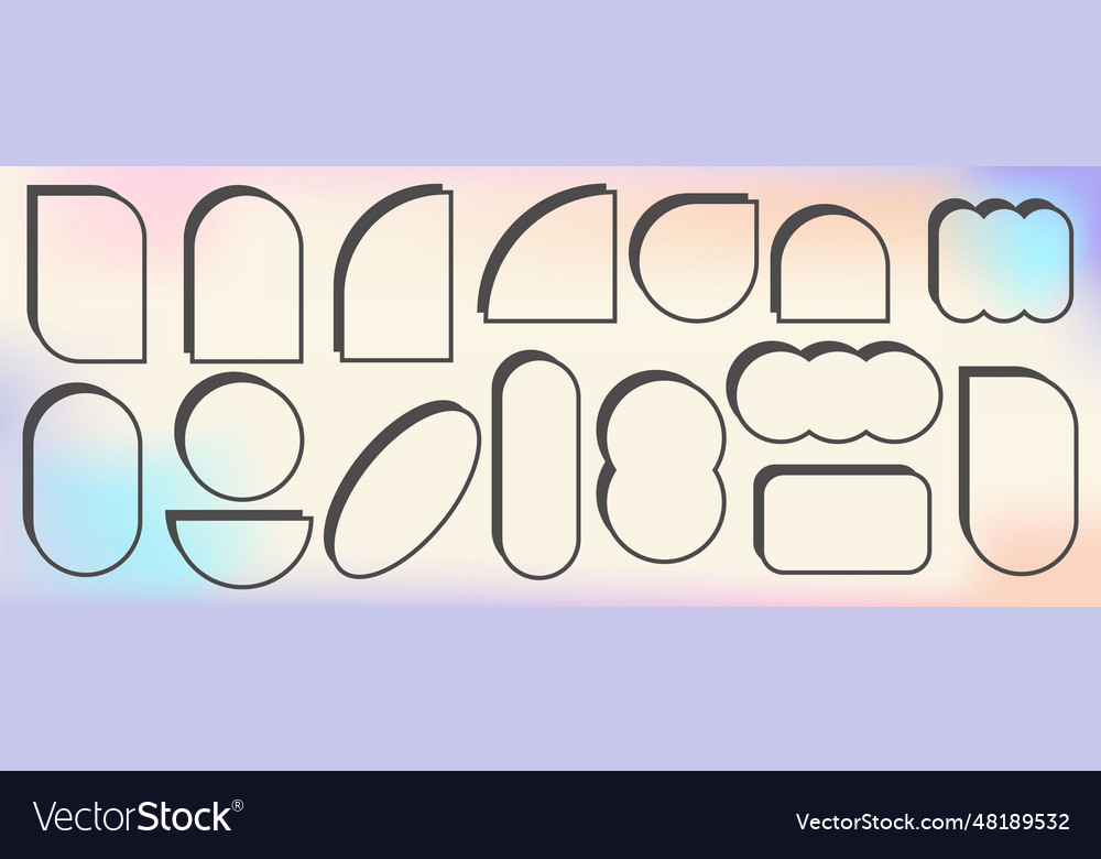 Abstract geometric elements for design Royalty Free Vector