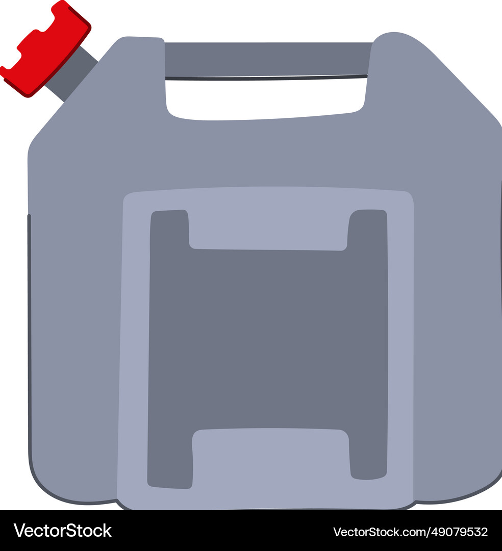 Automobile fuel can cartoon Royalty Free Vector Image