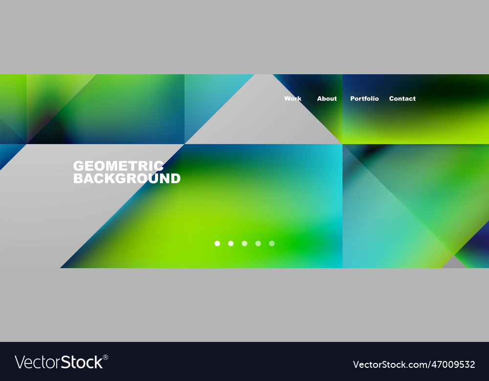 Dynamic lines triangles rectangles geometric Vector Image