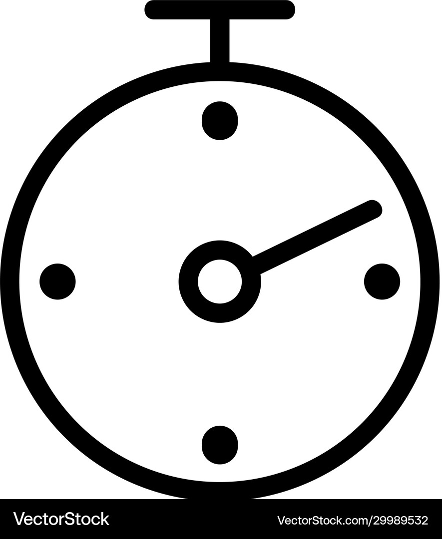 Pressure icon isolated contour symbol Royalty Free Vector