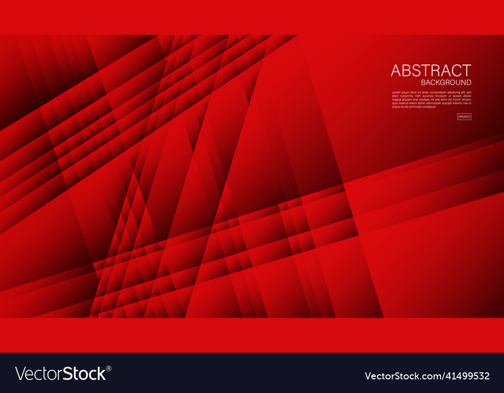 Red polygon abstract background- background Vector Image