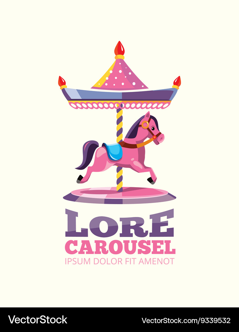 Carousel Horse Vector