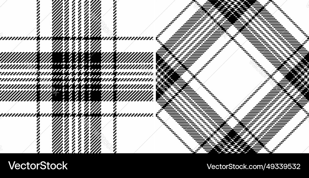 Seamless fabric check of texture plaid textile Vector Image