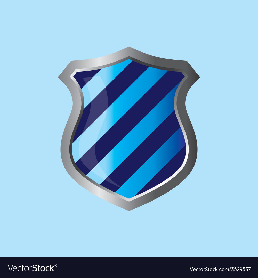 Insignia theme shield Royalty Free Vector Image