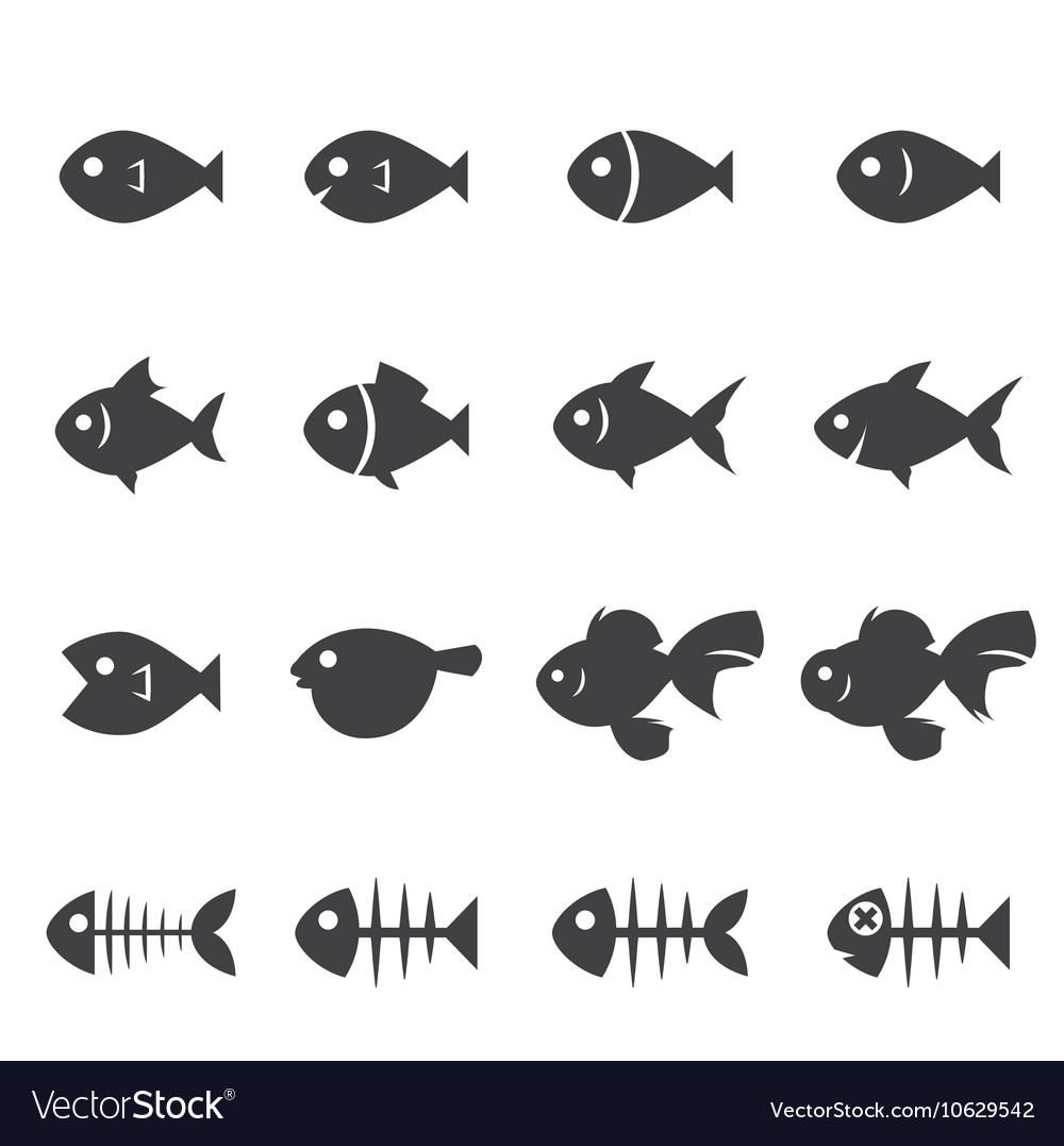 Fish icon Royalty Free Vector Image - VectorStock