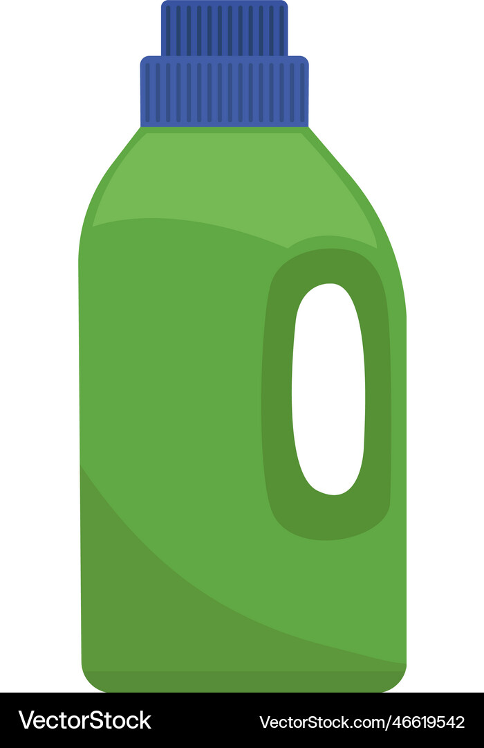 Green bottle cleaning product Royalty Free Vector Image