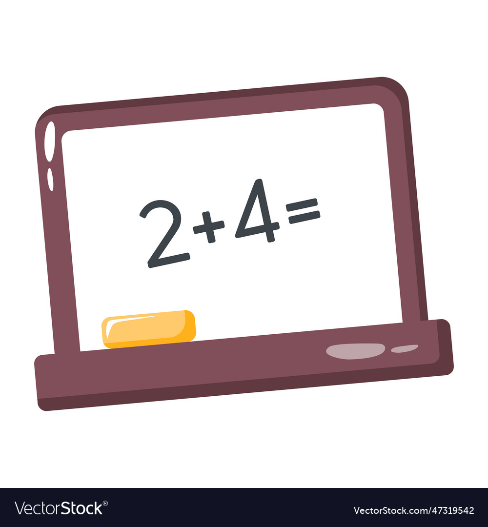 Maths class Royalty Free Vector Image - VectorStock
