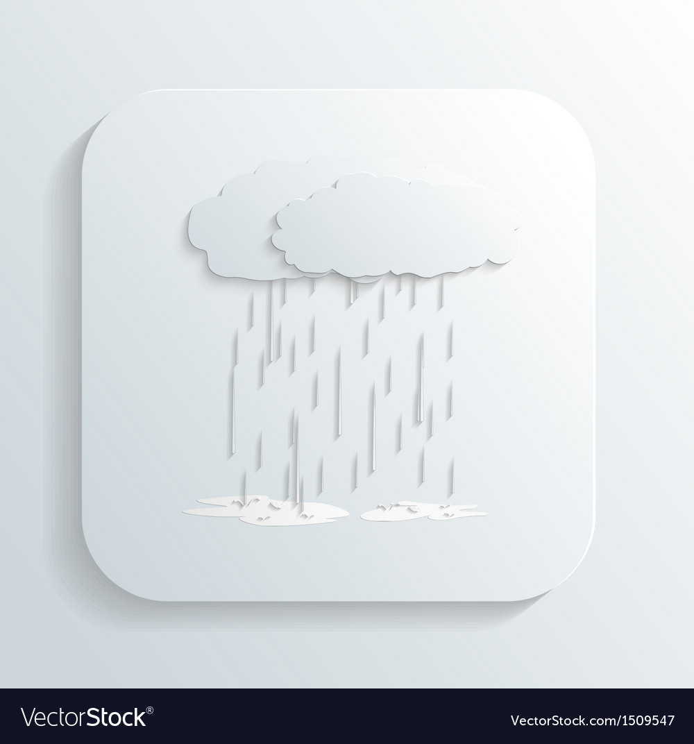 Rain Royalty Free Vector Image - VectorStock