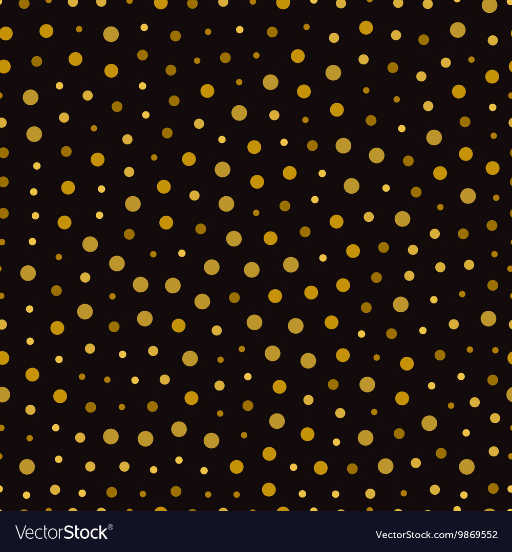 Golden Dot Pattern Royalty Free Vector Image - VectorStock
