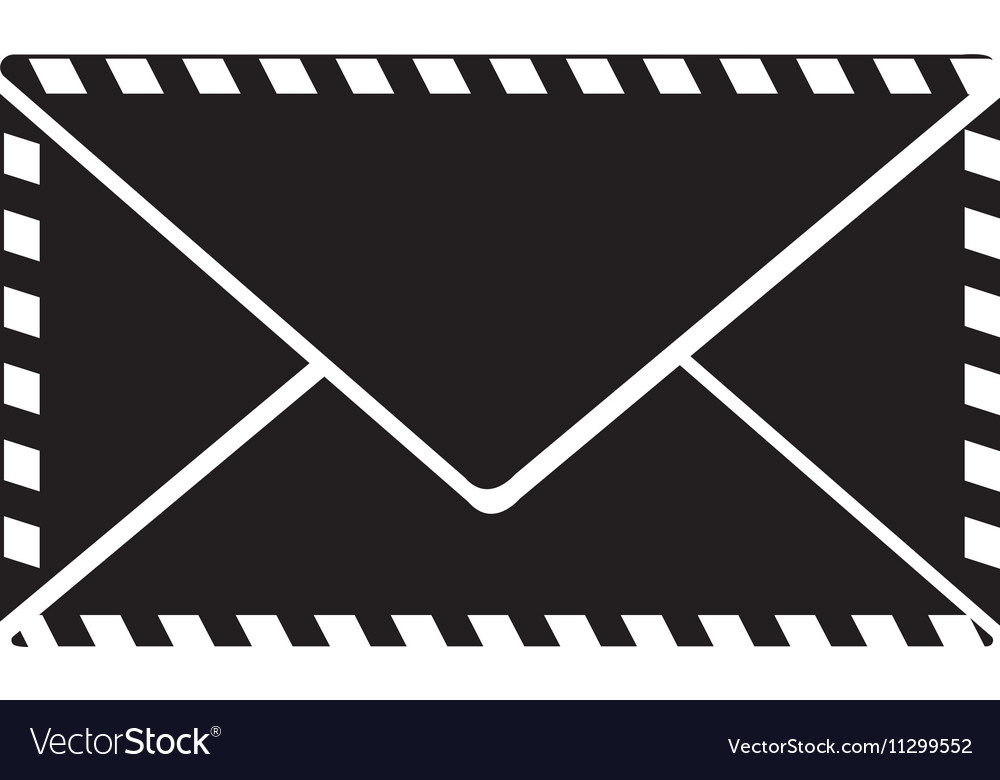 Message envelope icon image Royalty Free Vector Image