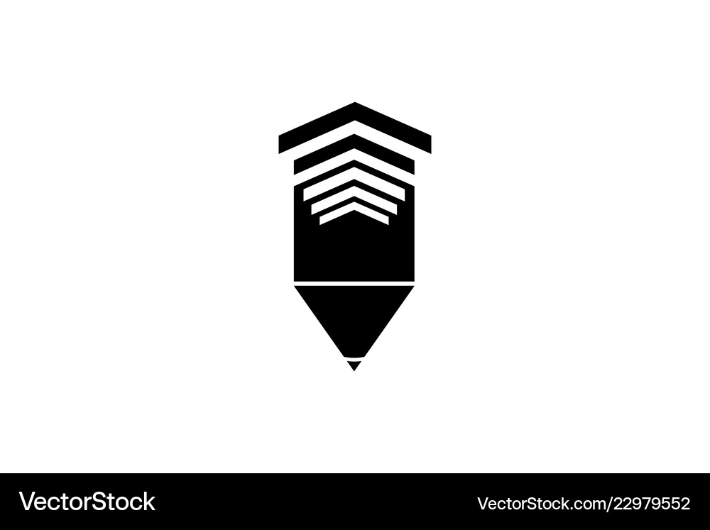 Pen logo designs inspiration isolated on white Vector Image