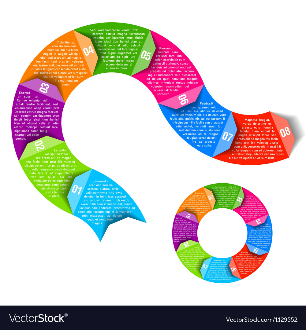 Process diagram module Royalty Free Vector Image