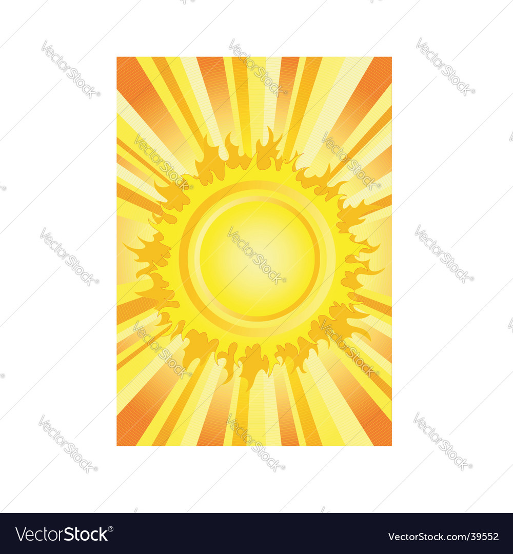 Sun Royalty Free Vector Image - VectorStock