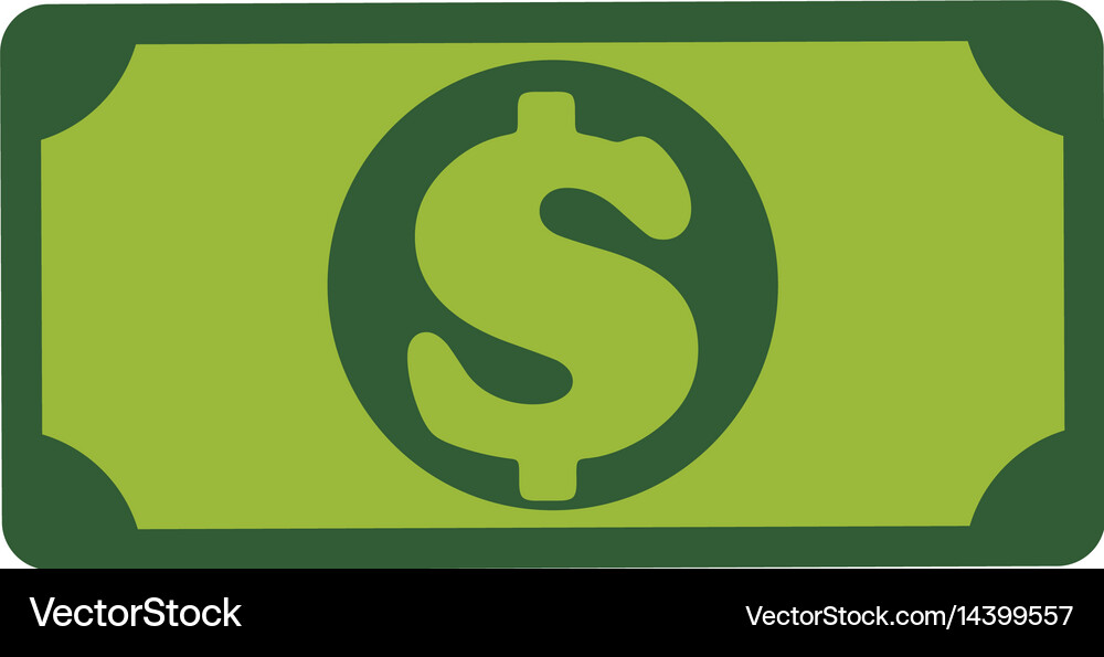 Billet of money Royalty Free Vector Image - VectorStock