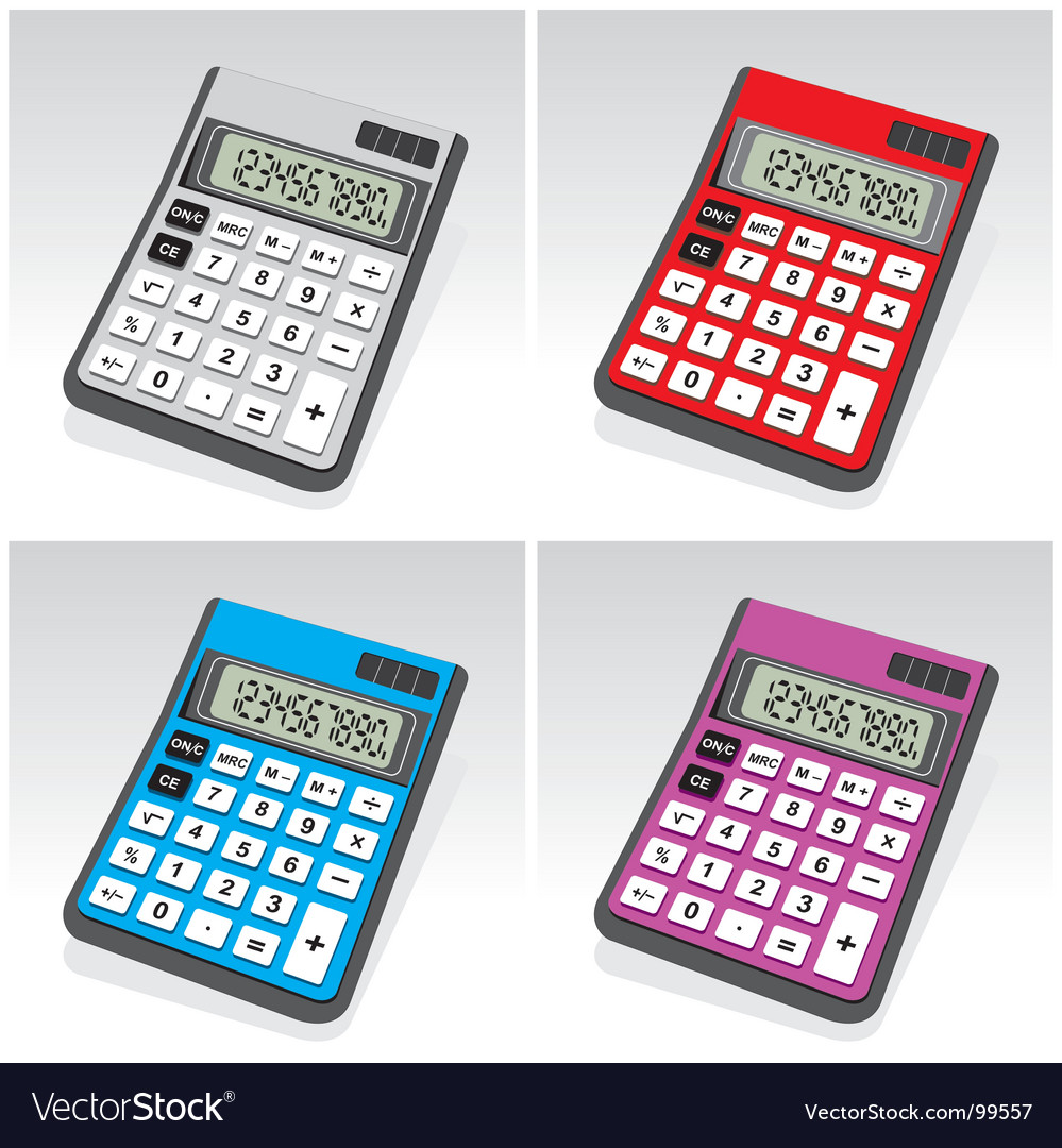 Calculator Royalty Free Vector Image - VectorStock