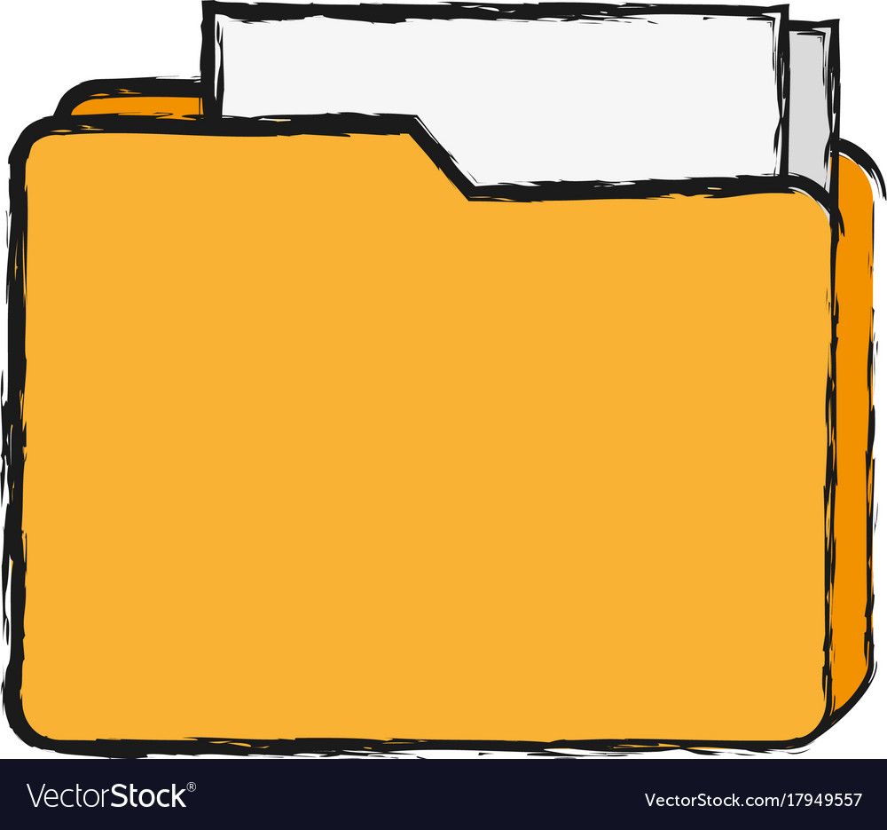 Document folder icon Royalty Free Vector Image