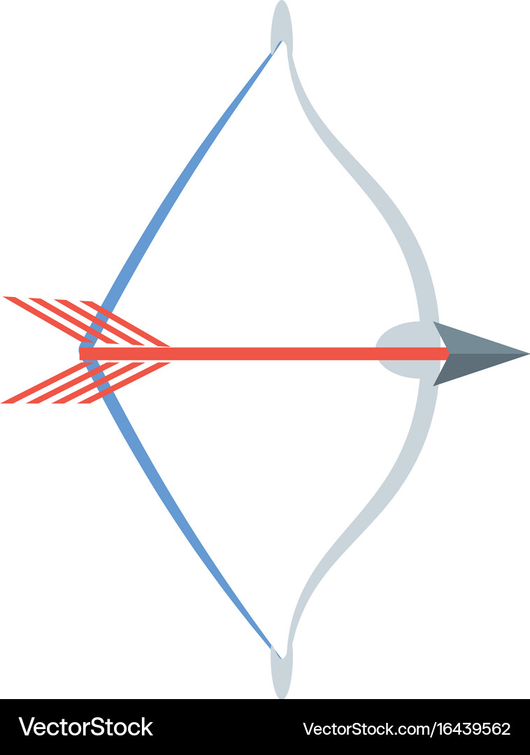 Arch bow arrow Royalty Free Vector Image - VectorStock