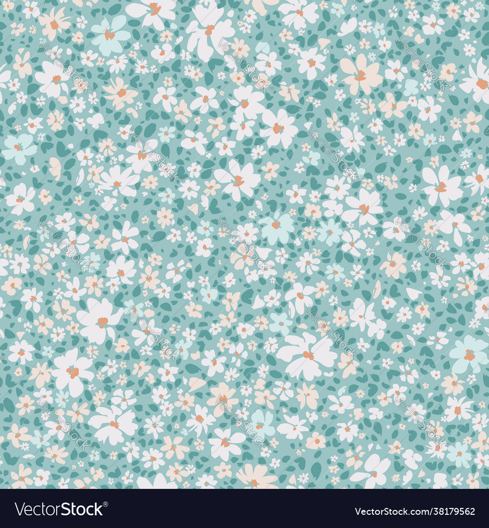Floral seamless background for spring Royalty Free Vector