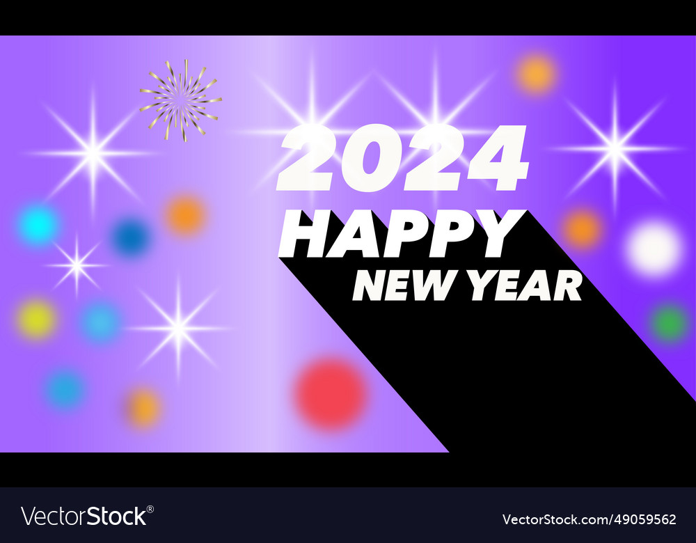 New years eve 2024 countdown celebration Vector Image