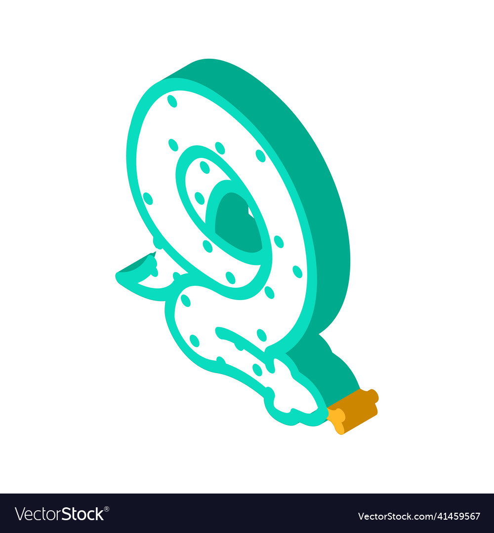 Snake animal isometric icon Royalty Free Vector Image