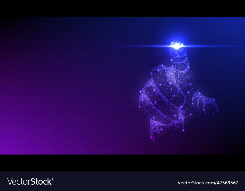 Touch the future interface technology Royalty Free Vector Touch the future interface technology Royalty Free Vector
