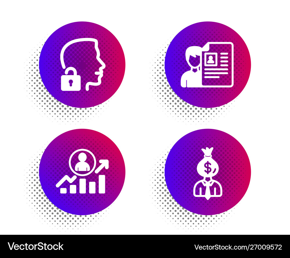 Career ladder job interview and unlock system Vector Image