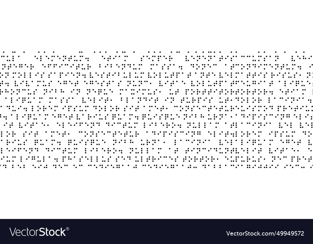 Monochrome braille seamless pattern Royalty Free Vector Monochrome braille seamless pattern Royalty Free Vector
