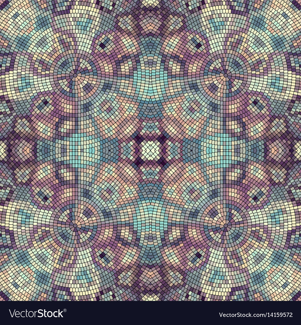 Seamless mosaic pattern Royalty Free Vector Image