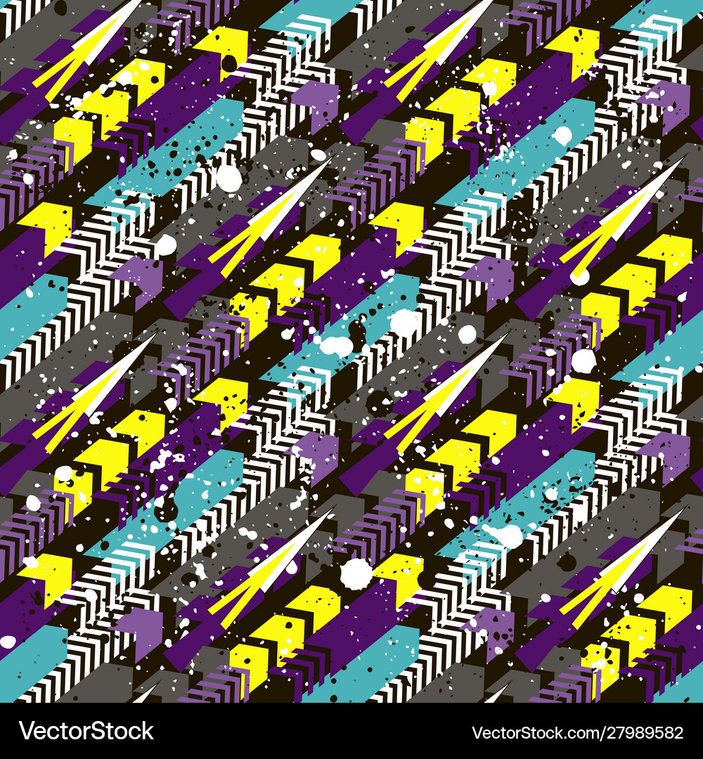 Abstract seamless pattern for girls boys Vector Image