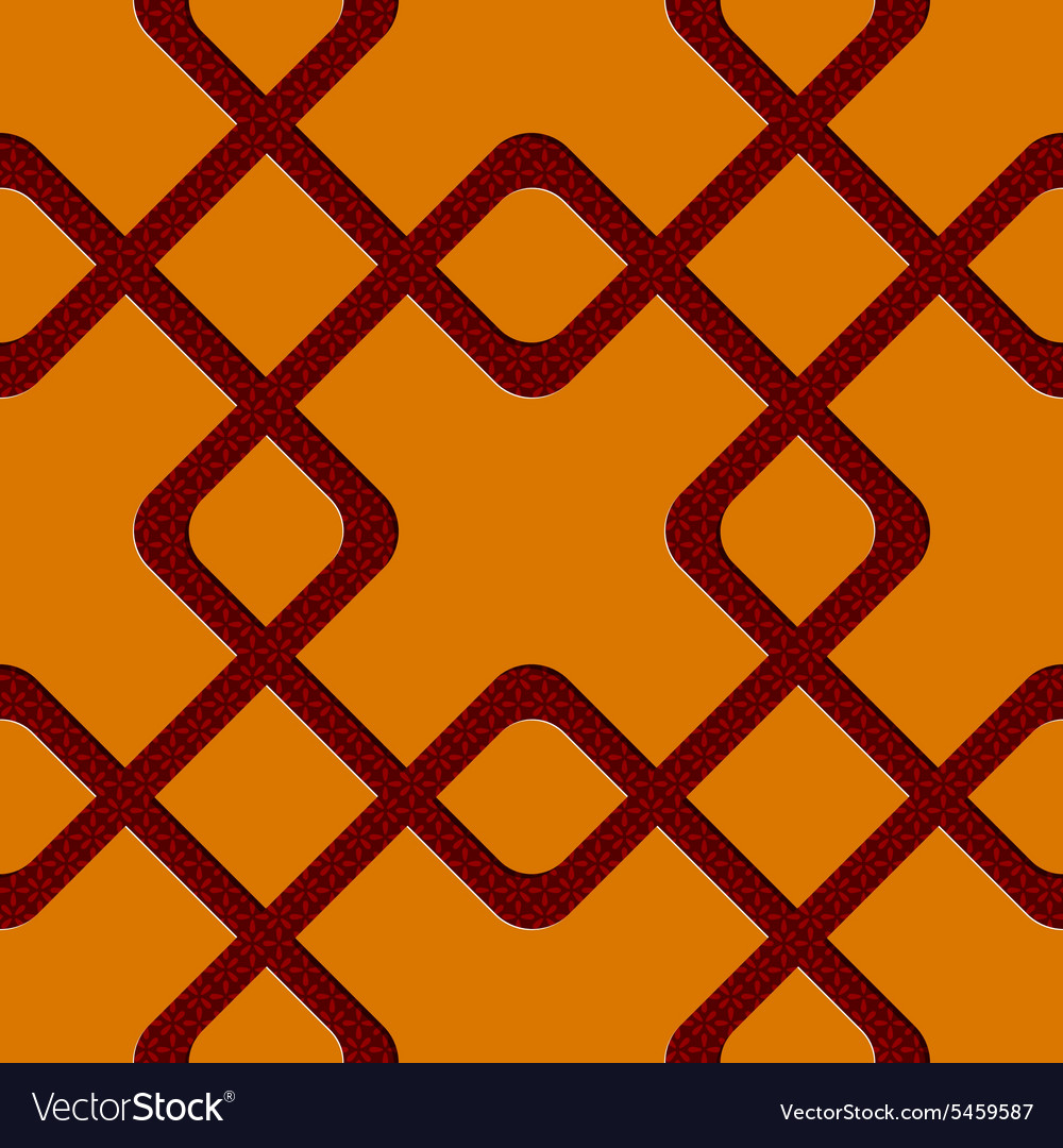 Seamless square pattern Royalty Free Vector Image