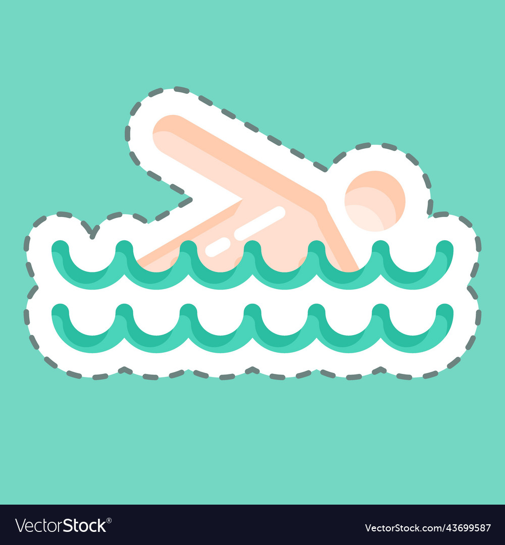 Kids Swimming In The Sea Download Free Vectors Clipart