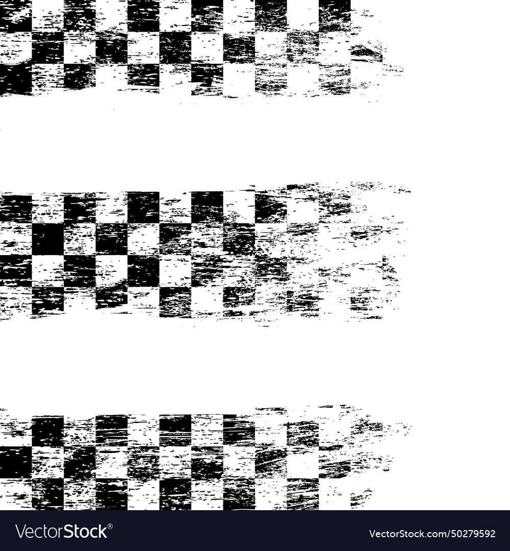 Big checkered flag grunge pattern Royalty Free Vector Image