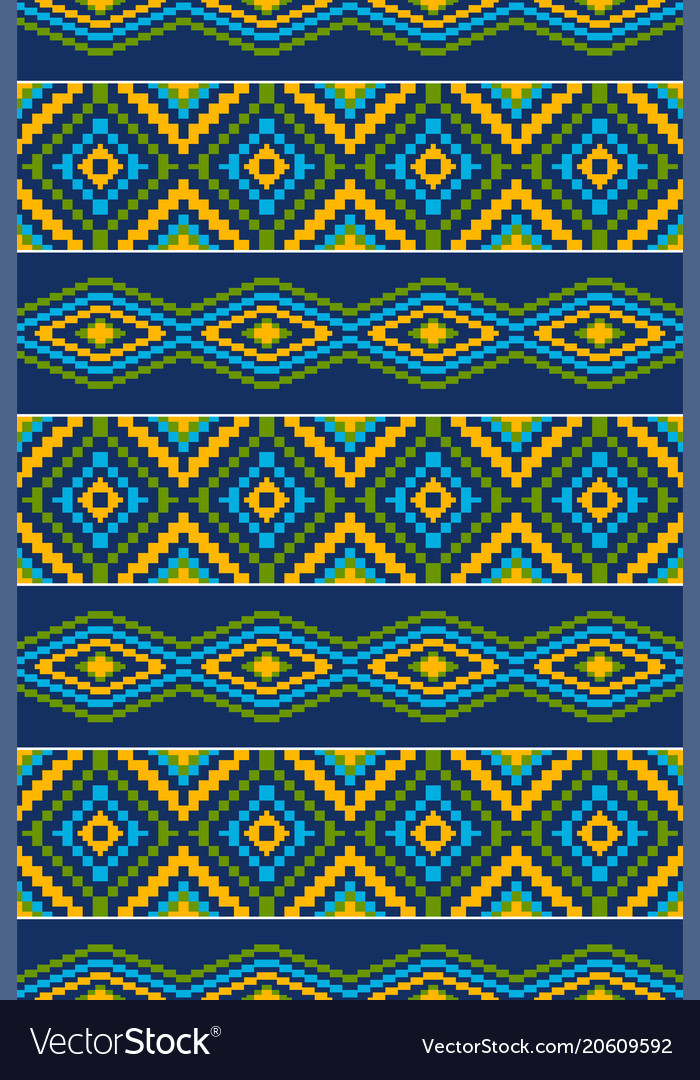 Ethnic geometric seamless pattern Royalty Free Vector Image Ethnic geometric seamless pattern Royalty Free Vector Image