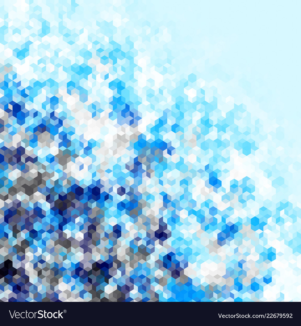 Geometric Polygonal Pattern Of A Cubes In Low Poly