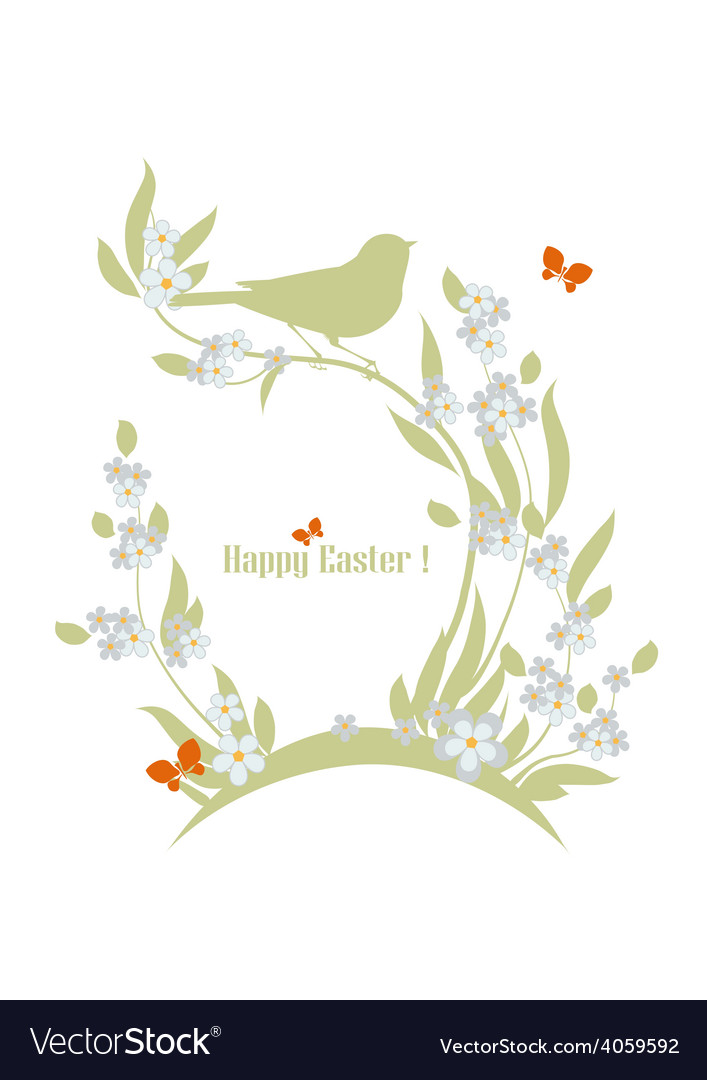 Happy easter Royalty Free Vector Image - VectorStock