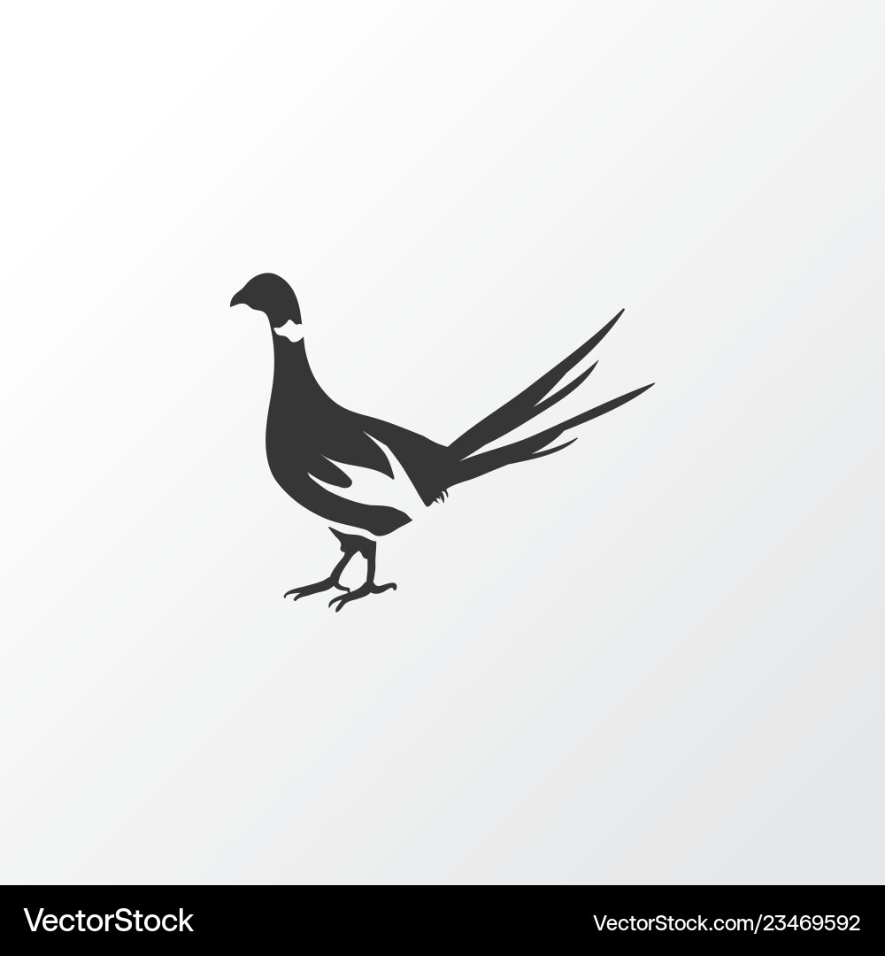 Pheasant icon symbol premium quality isolated Vector Image