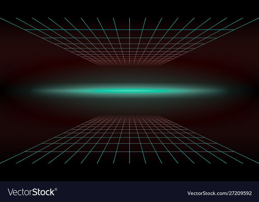Synthwave Hintergrund 80er Jahre Retro Stil dunkel