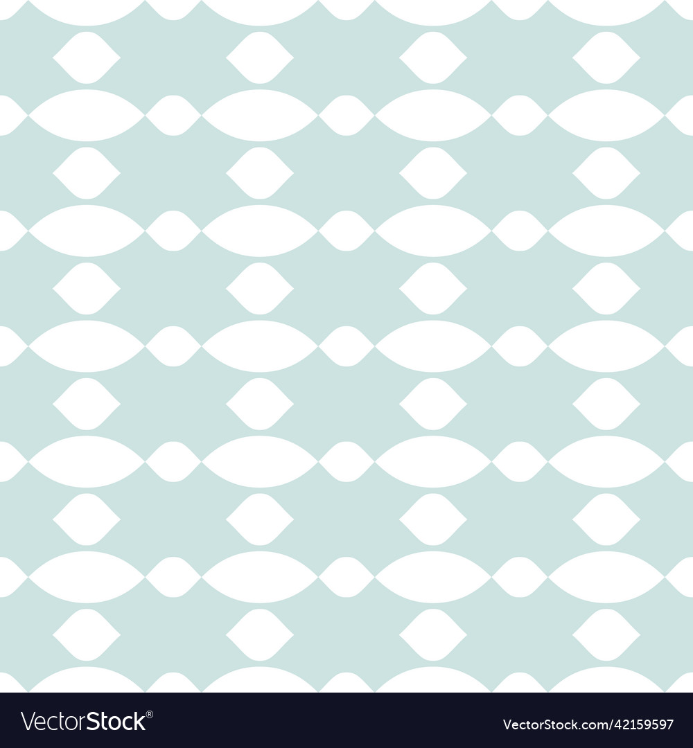 Aqua blue geometric pattern abstract repeat Vector Image