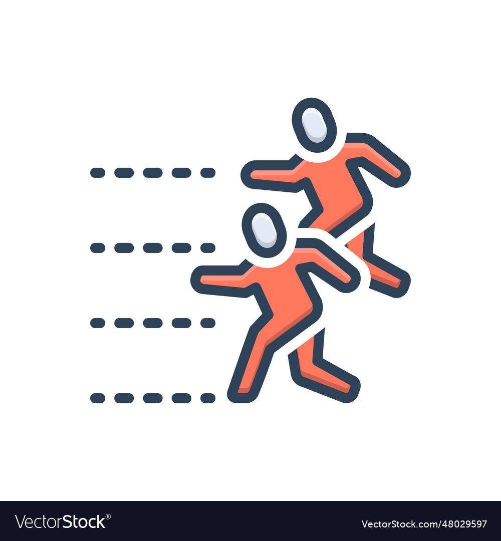 Competing Royalty Free Vector Image - VectorStock