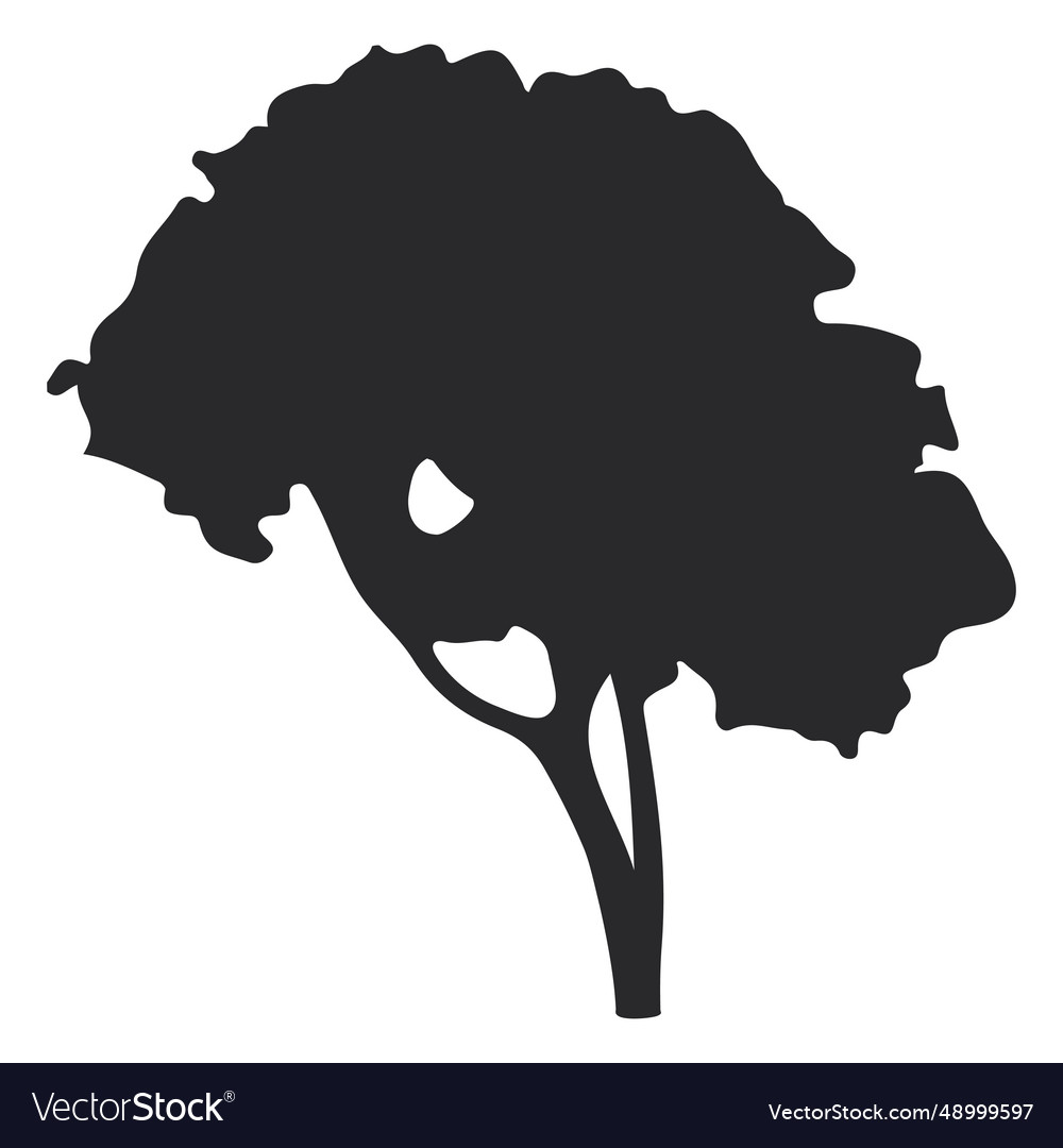 Simple tree Royalty Free Vector Image - VectorStock