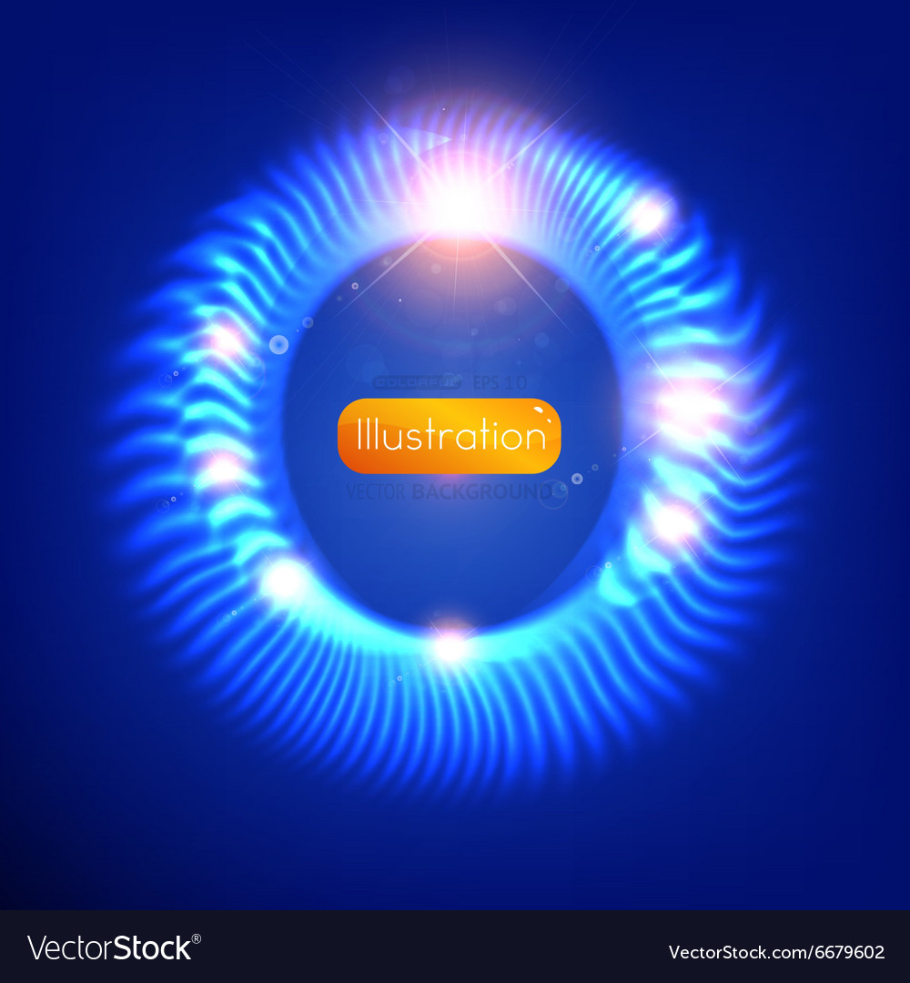 Blue techno background Royalty Free Vector Image