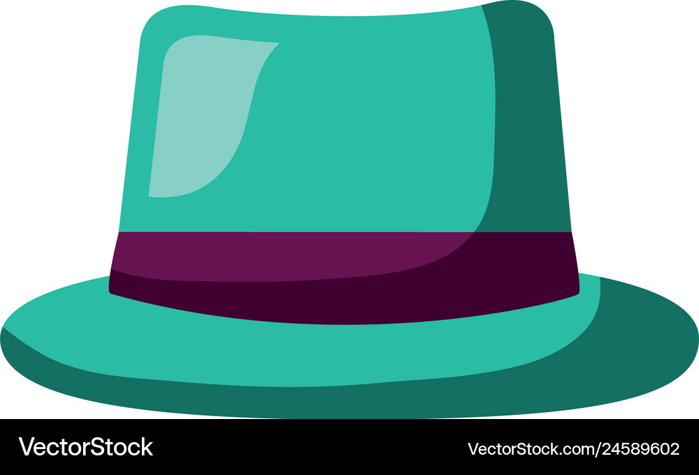 Elegant high top hat male Royalty Free Vector Image