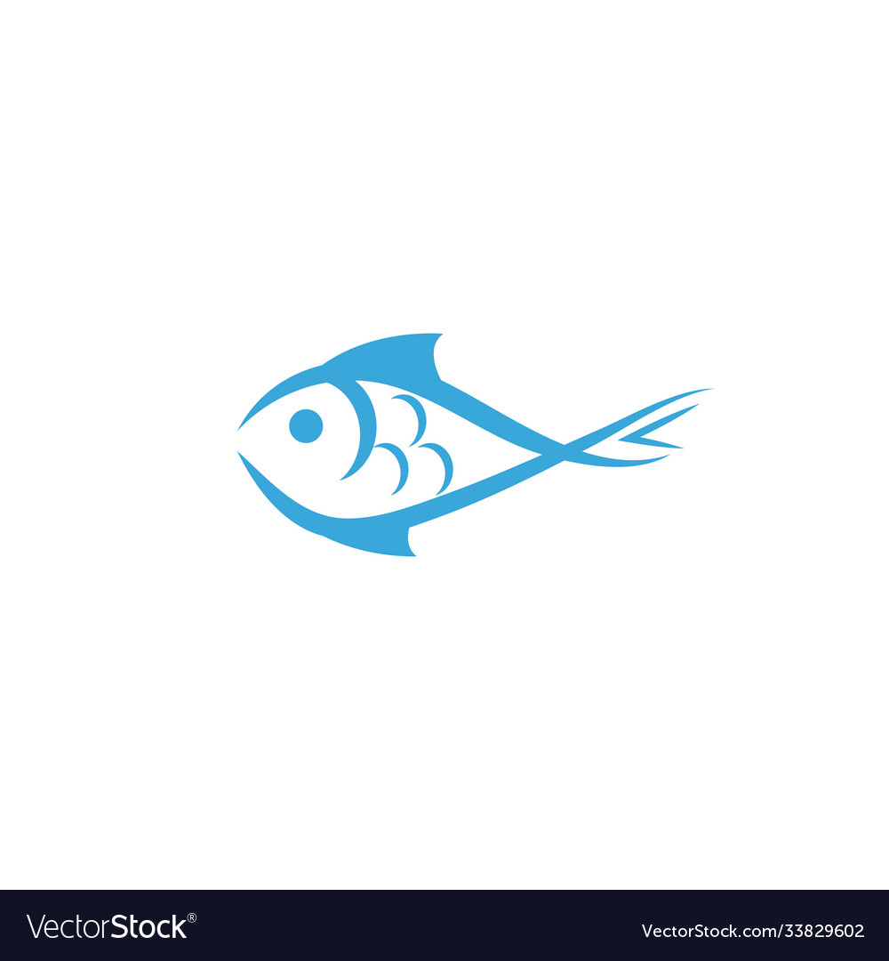 Fish icon logo Royalty Free Vector Image - VectorStock Fish icon logo Royalty Free Vector Image - VectorStock