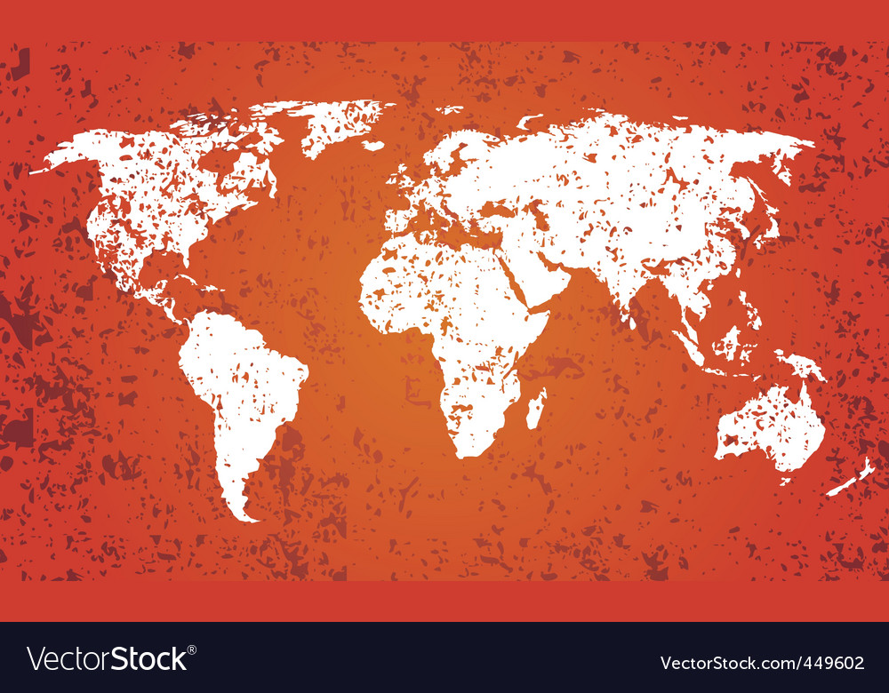 Grunge map Royalty Free Vector Image - VectorStock